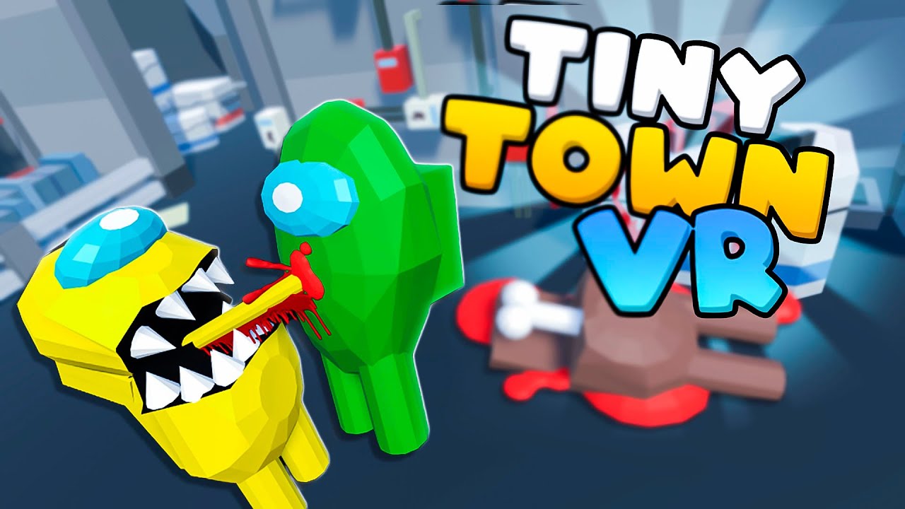 Fiz a Nave do Among Us no Tiny Town VR - YouTube