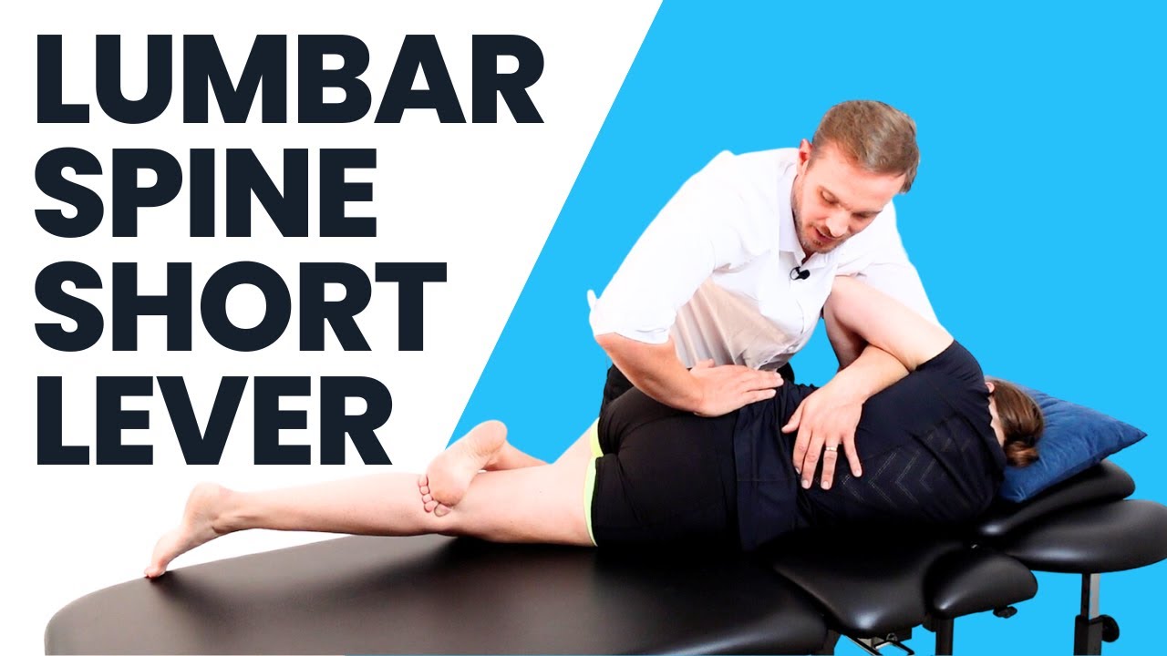 Lumbar Spine Short Lever Technique: How To Relieve Back Pain Fast - YouTube
