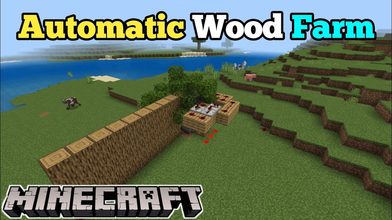 How To Make Automatic Wood Farm In Minecraft PE Wood Farm Minecraft 1 how-to-make-automatic-wood-farm-in-minecraft-pe-wood-farm-minecraft-1
