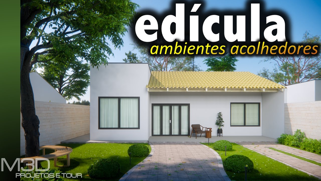Projeto De Ediculas Com 2 Quartos Ambientes Acolhedores e Funcionais ...