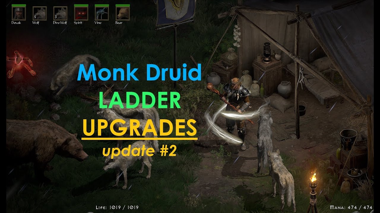 Monk Druid LADDER - UPDATE #2 - D2R Off-Meta Build - YouTube