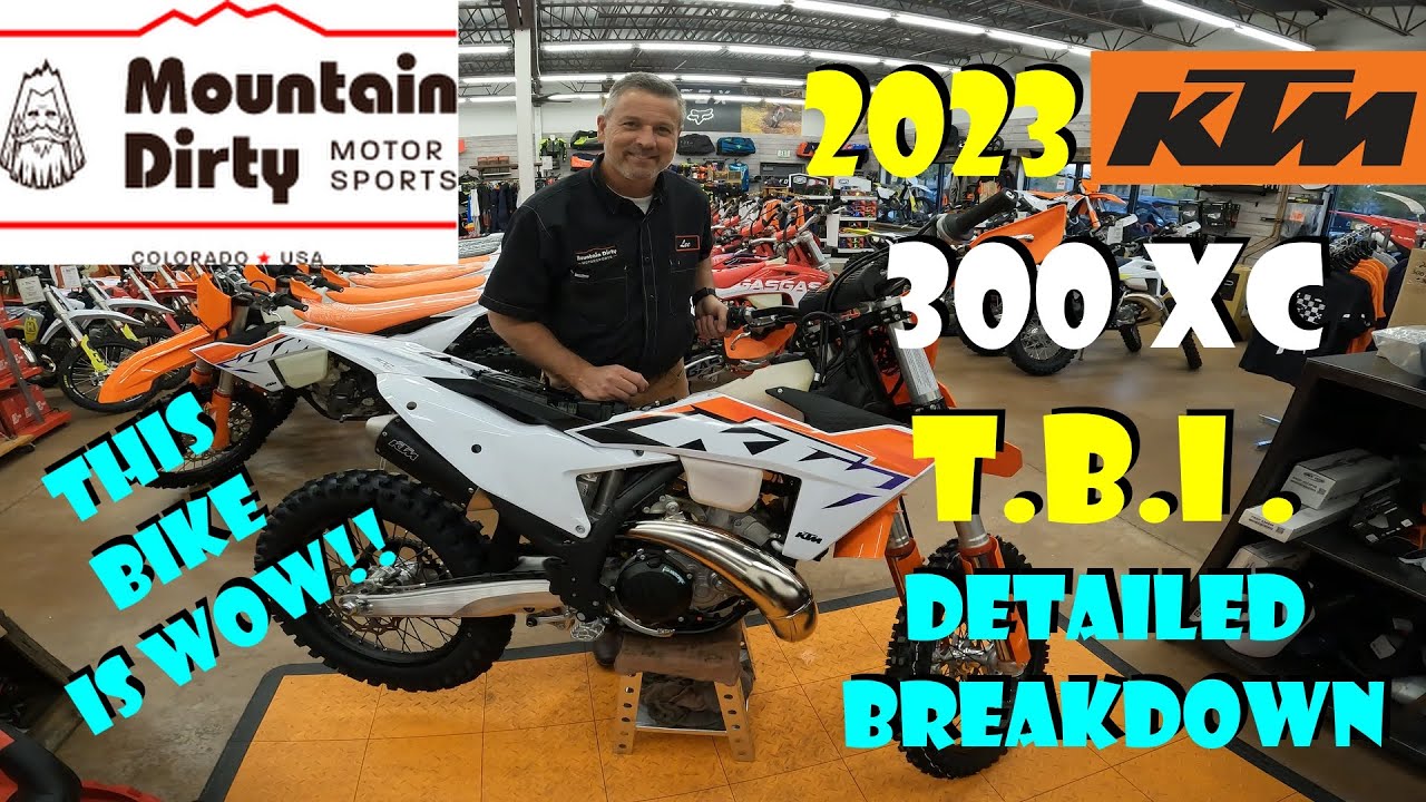 KTM 300 XC TBI 2023 New Model! Throttle Body Injection Detailed ...