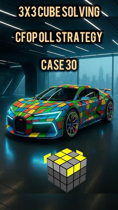 3x3 Cube Solver CFOP OLL Algorithm - Case 30 #cubing #3x3solve ...