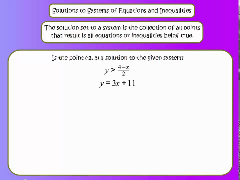 Algebra 1 Unit 4 Lesson 10 - YouTube