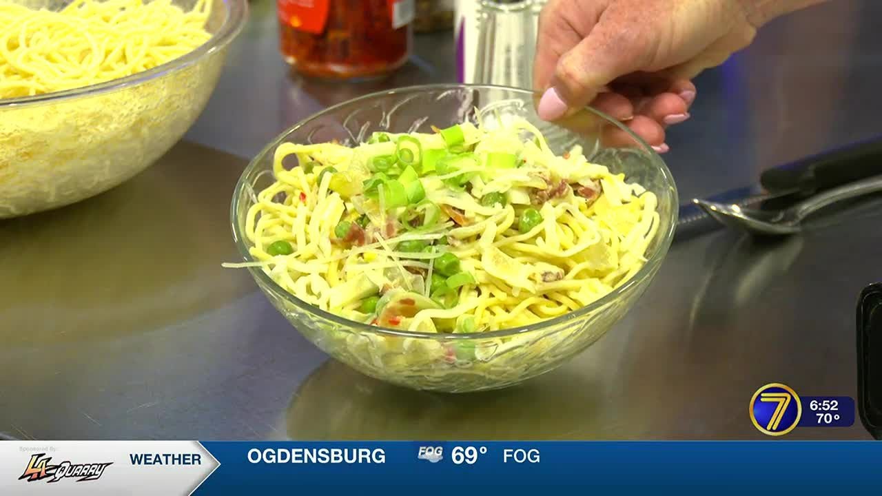 TV Dinner: Spaghetti Carbonara with Calabrian Chili Paste - YouTube