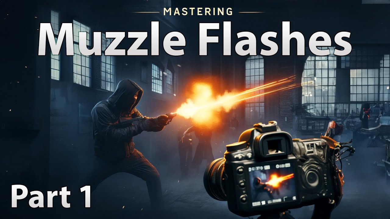 Nuke Composite Muzzle Flashes - YouTube