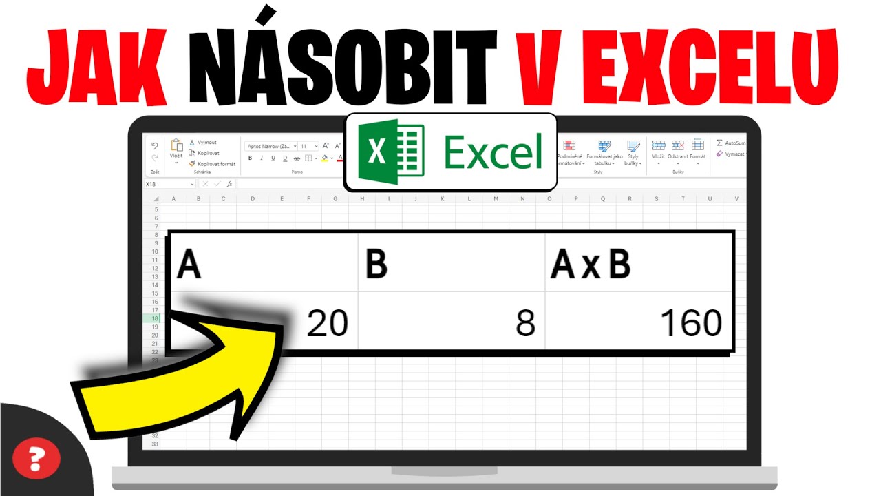 Jak NÁSOBIT v EXCELU | Návod | Základy Excel - YouTube