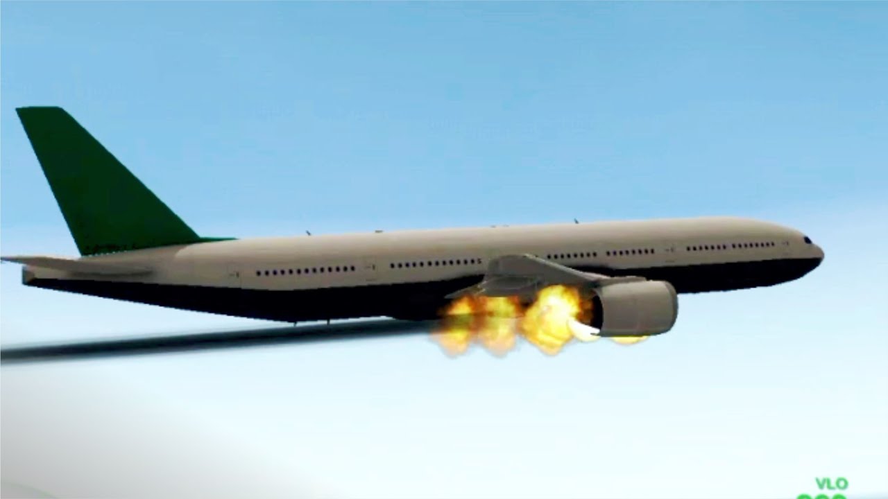Boeing 777 Forced to Emergency Landing during Engine Explodes - YouTube