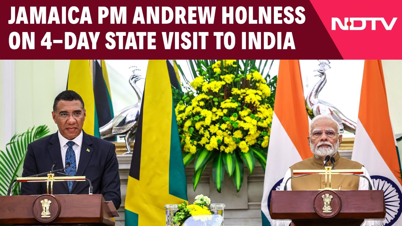 PM Modi Latest News | Jamaica PM Andrew Holness On 4-Day State Visit To ...