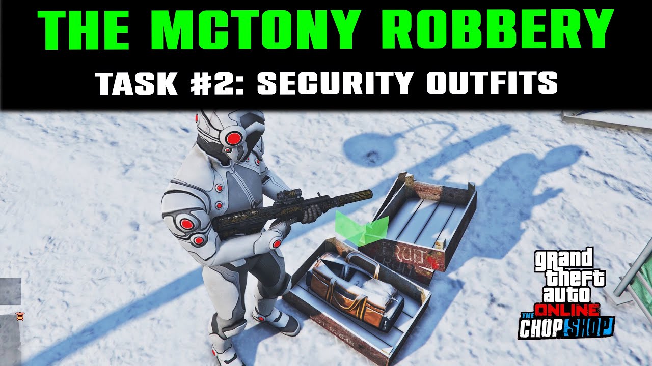 GTA 5 Online: The McTony Robbery - TASK 2: Security Outfits Guide ...