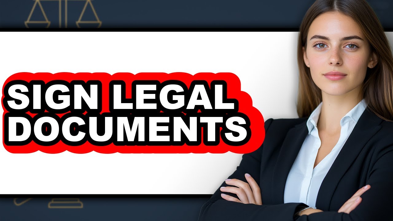 How to Sign Legal Documents: A Step-by-Step Guide - YouTube