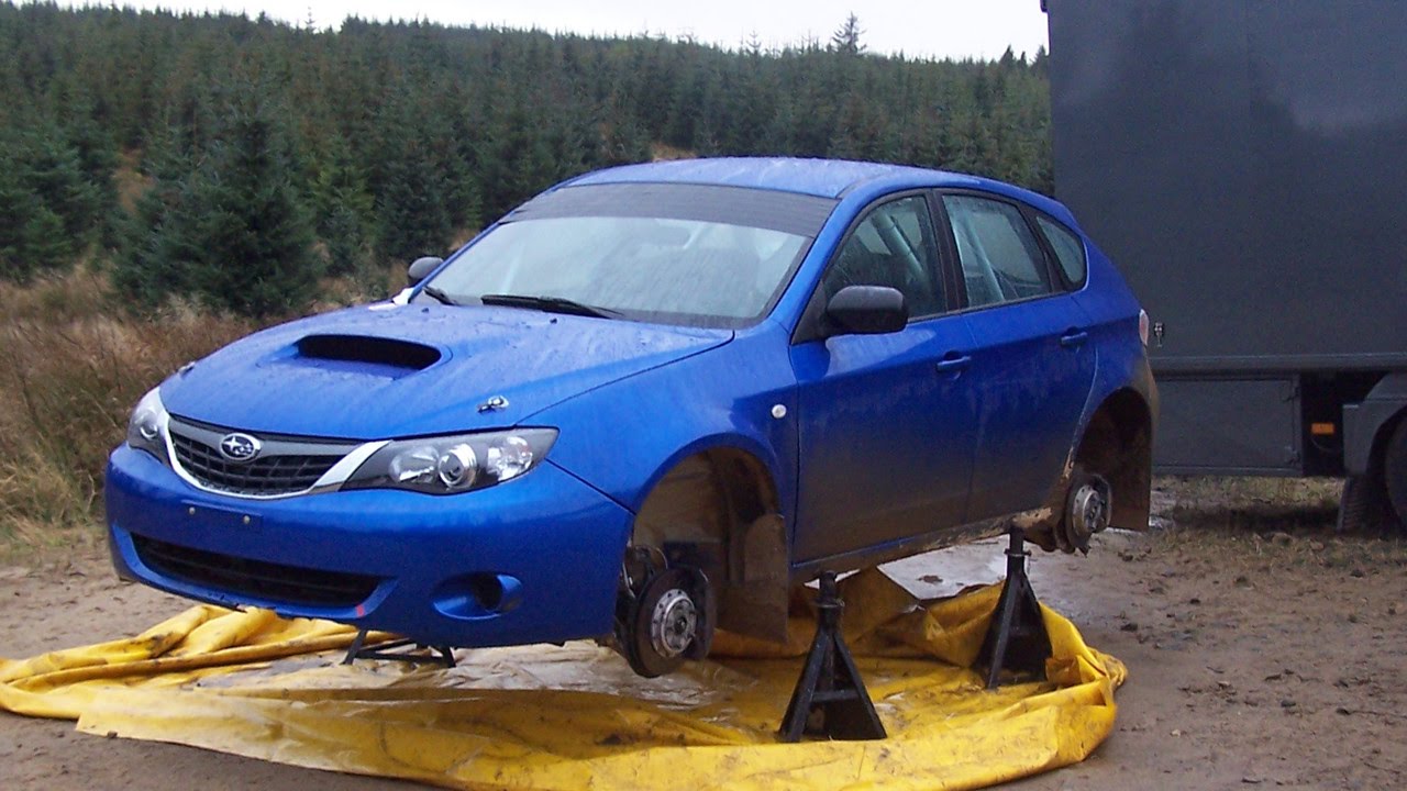 Subaru Impreza Group N - Rally Testing Nov 2007 - YouTube