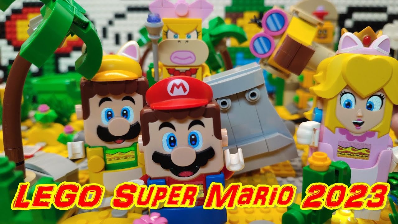 LEGO Super Mario 2023 New ACTION Bricks and MOC LEVEL Madness! - YouTube