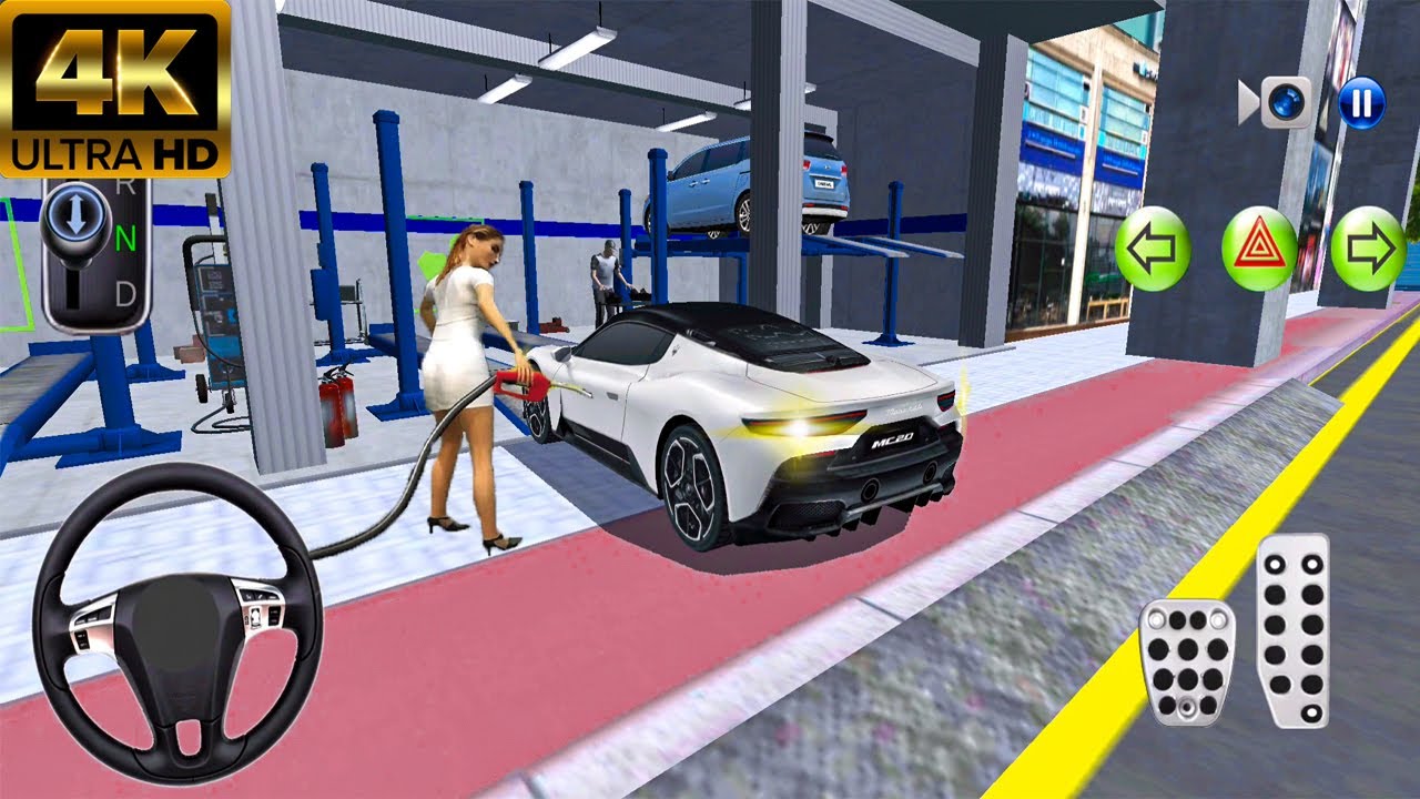 New Kia Stinger Car Auto Repair Shop Driving Funny Gameplay - 3D ...