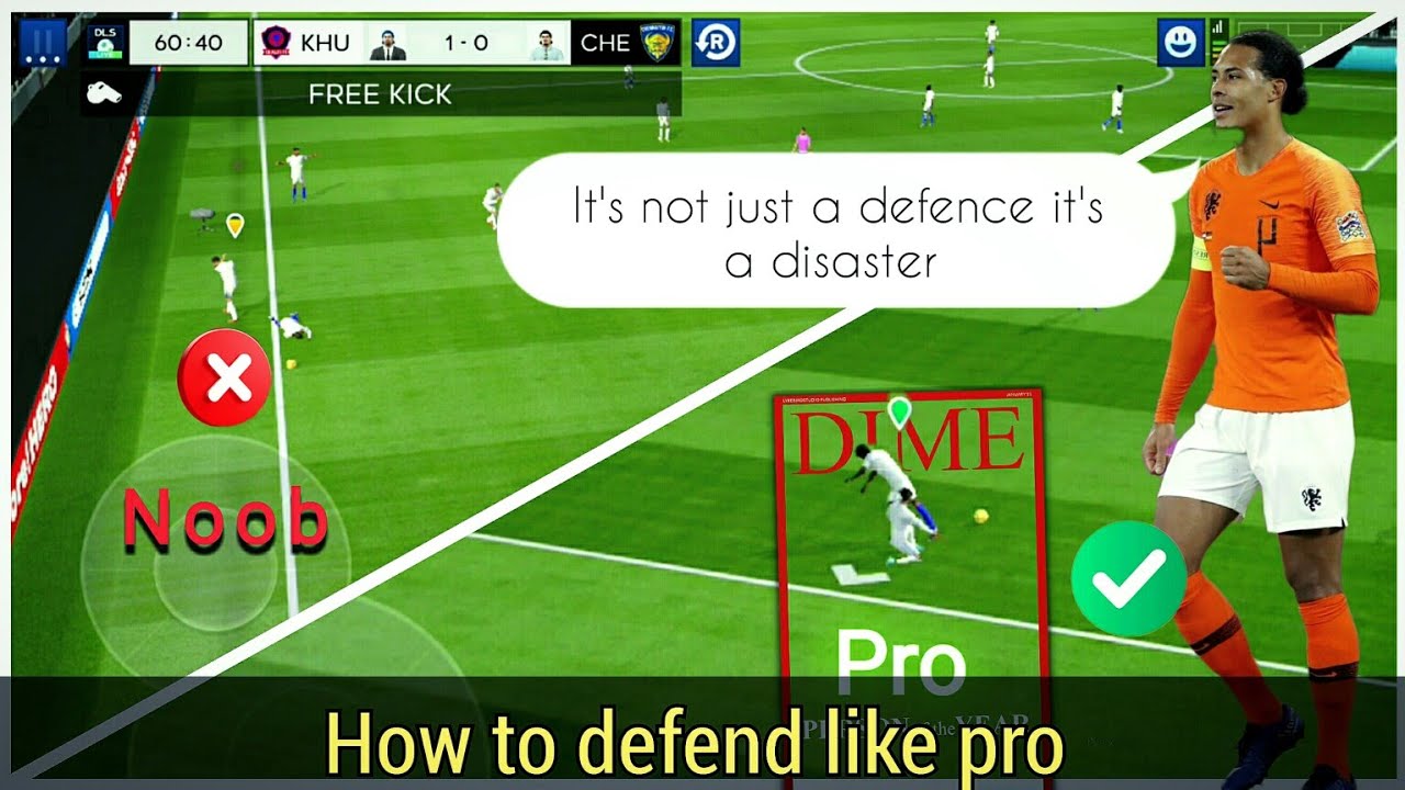 How to defend like pro 🤔? In DLS 23 | trips and tricks | Dream league ...