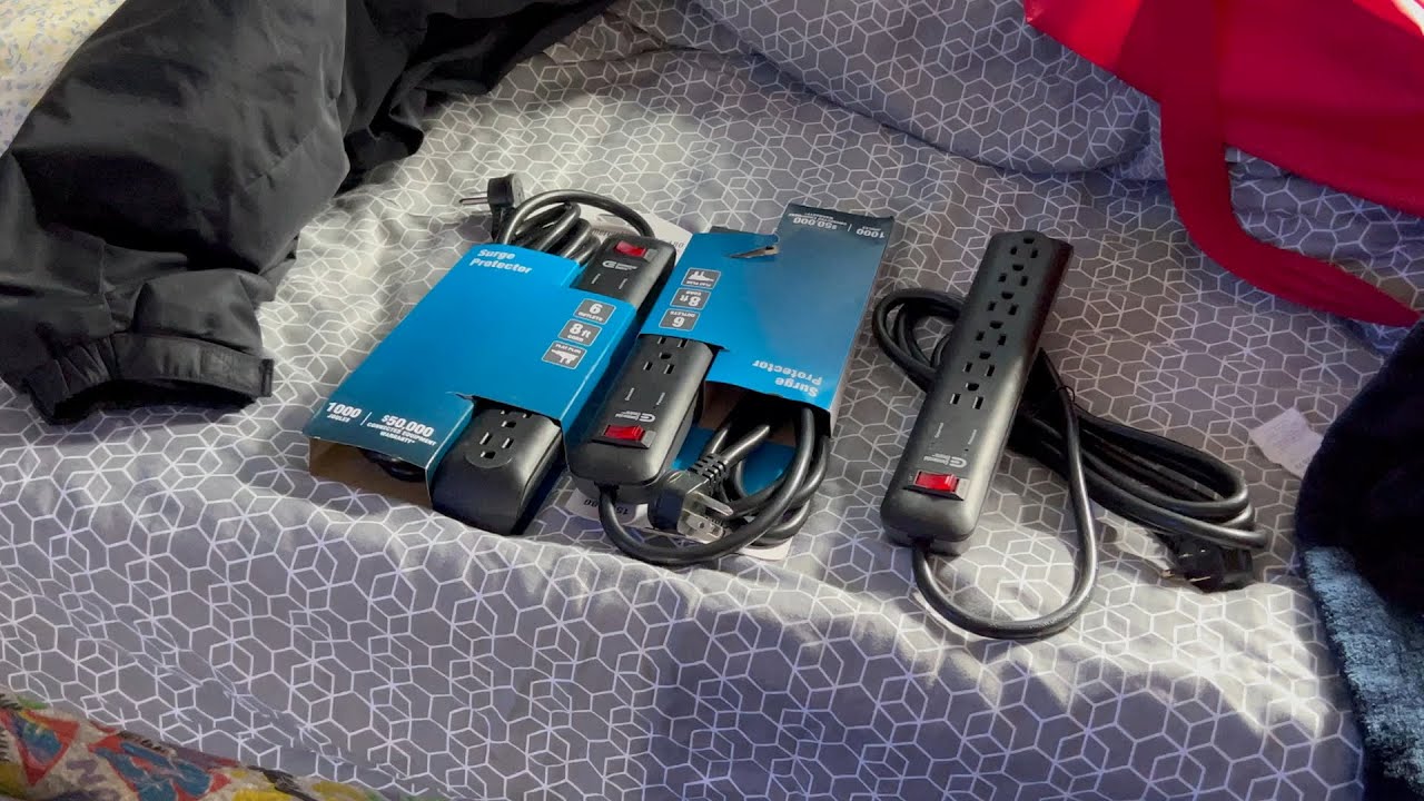 3 Power Bars for the computer Area - YouTube