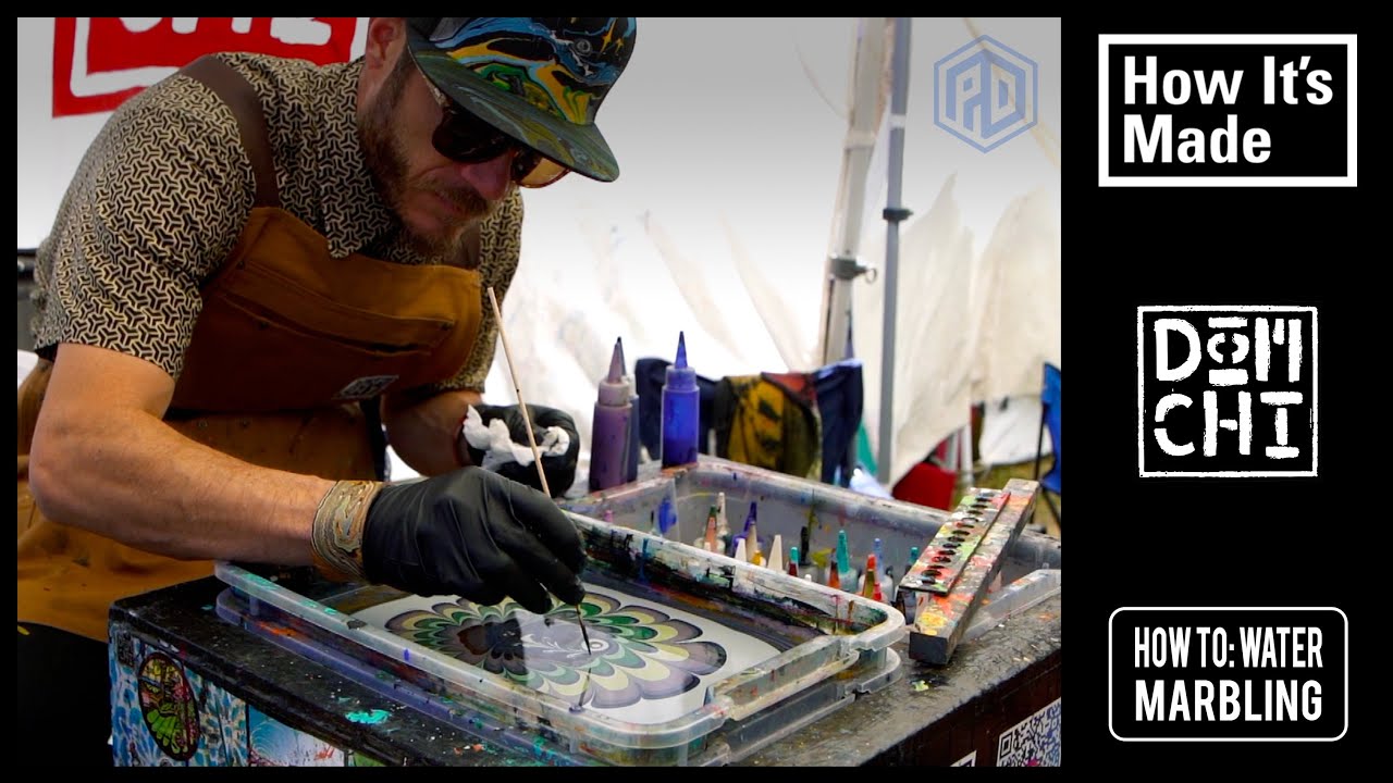 Water Marbling; How it's Made with Dom Chi - YouTube