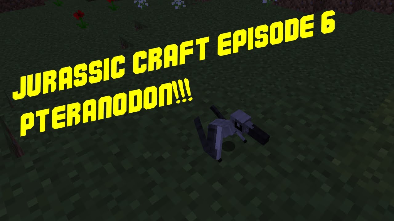 Minecraft Jurassic craft ep 6 - Pteranodon!!! - YouTube