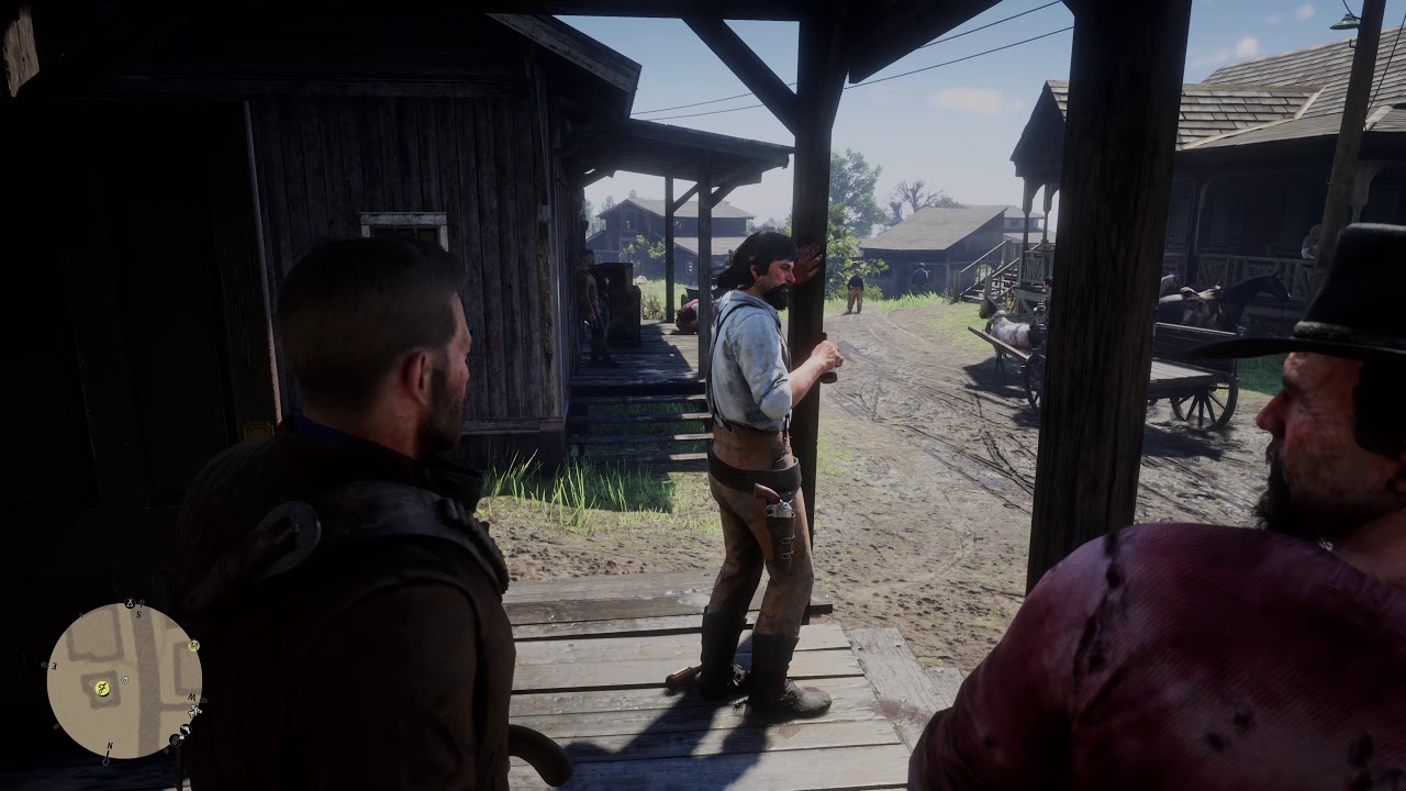 Red Dead Redemption 2 Xbox One X. Fist Fight 1 - YouTube
