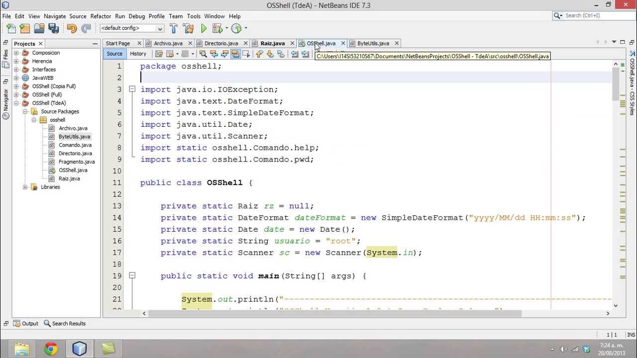 OSShell Parte 4 - YouTube