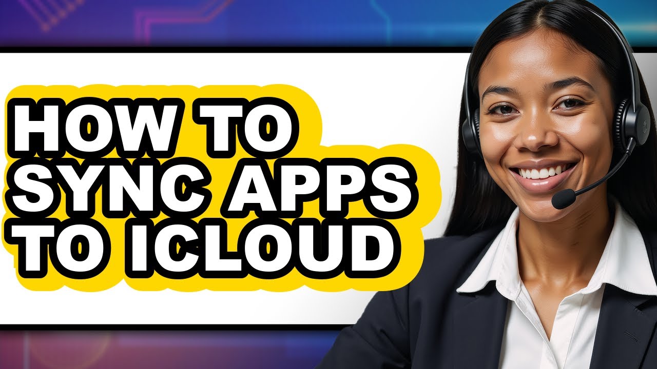How to Sync Apps to Icloud (easy Method) - YouTube