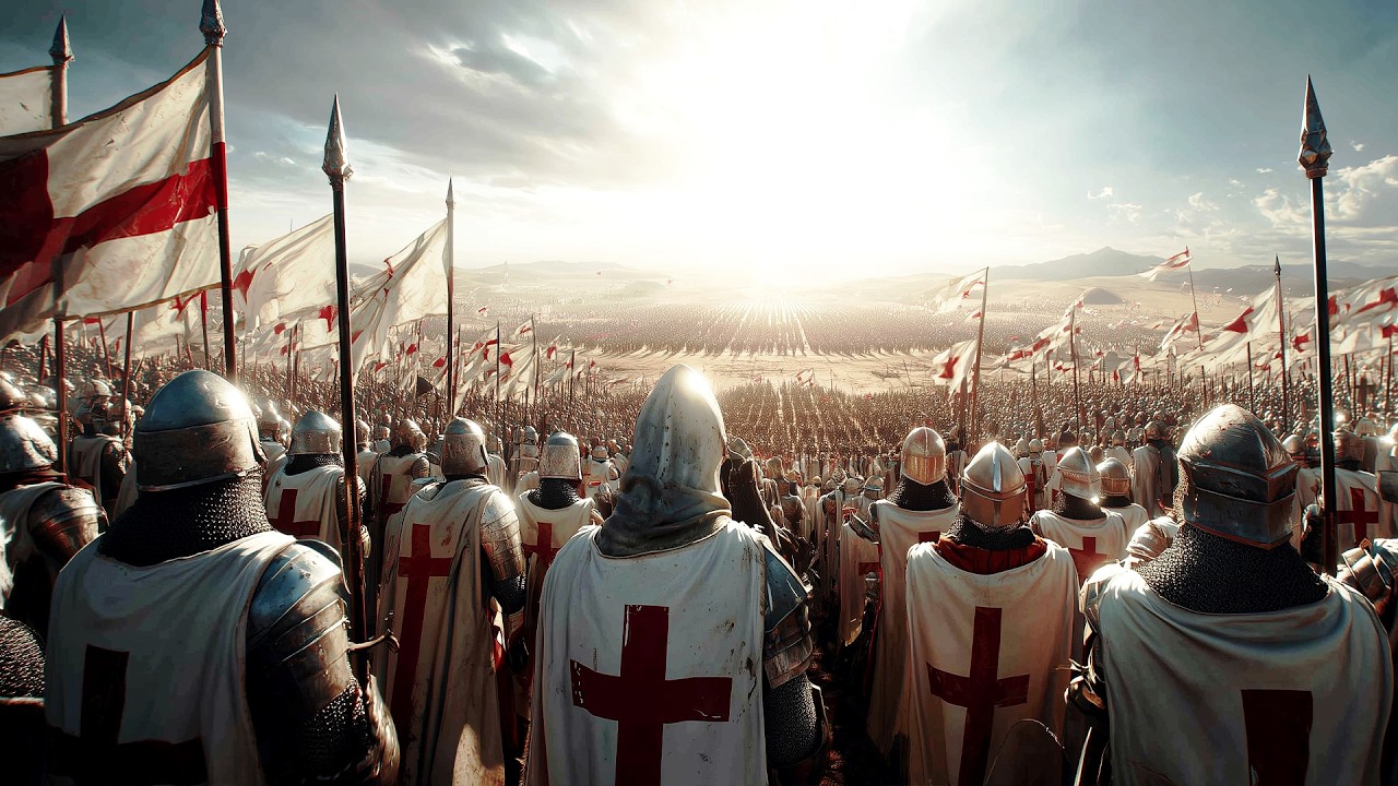 100,000 Templars March for the Crusade - Epic Templar Chants of War ⚔️🔥 ...