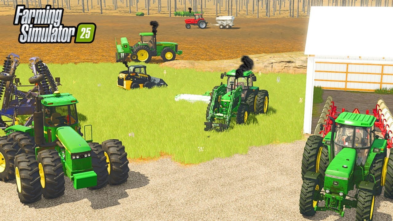 Harvesting Hay & Planting Canola On The Cattle Farm ?! ( FS25 ) - YouTube