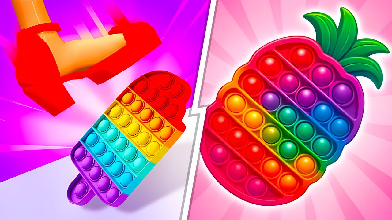 Tippy Toe vs Pop Us 💥🦶 Fun Levels Satisfying Gameplay Walkthrough ...