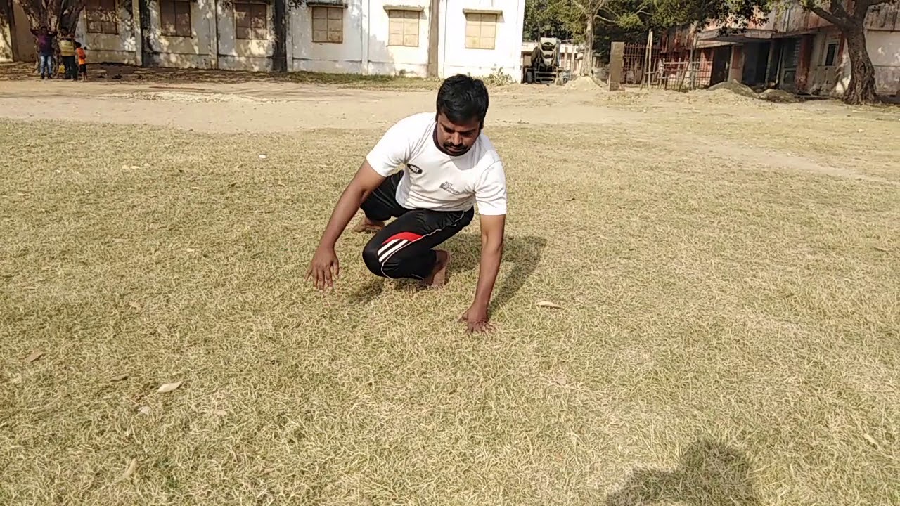 Chakra thandal, chakra pushup, Silambam, kusti exercise by Ashok - YouTube