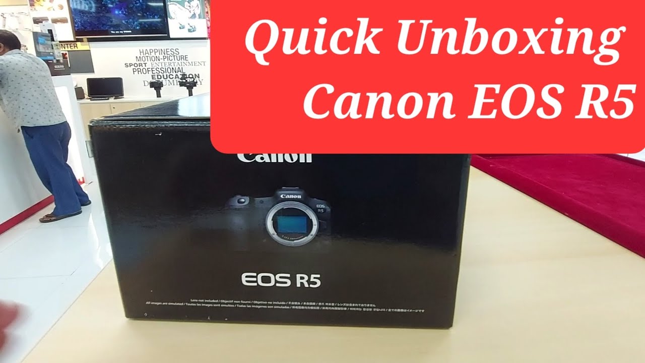 Canon EOS R5 quick Unboxing & Photography test ️ - YouTube