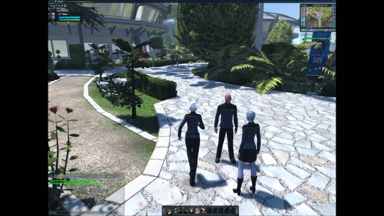 Star Trek Online : Federation Tutorial Tactical Andorian Captain part 1 ...