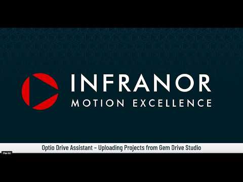 Optio Drive Assistant Tutorial - Project File Transfer from Gem Drive Studio to Optio