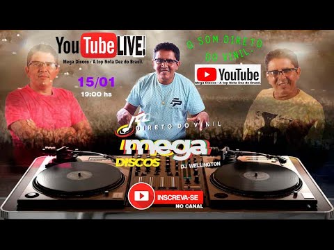 LIVE MEGA DISCOS - DJ WELLINGTON - O MELHOR DO ROOTS REGGAE VINIL PRA ...