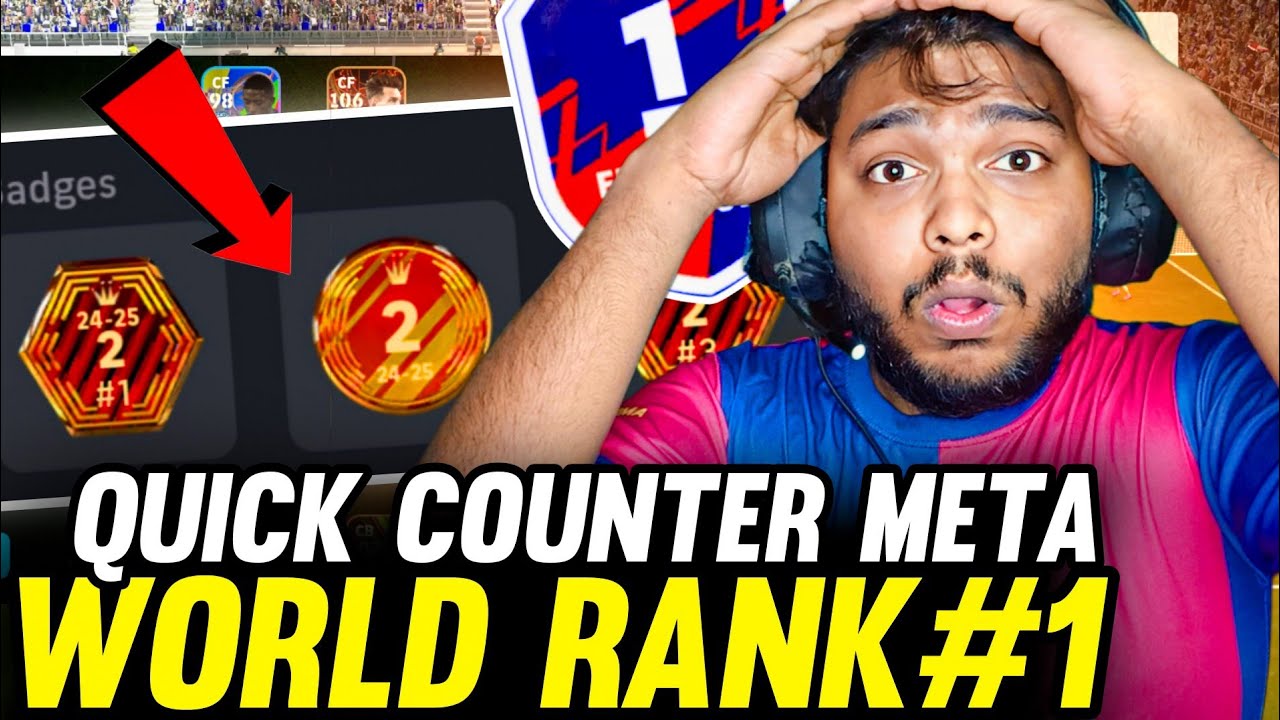 🔥 "World Rank #1's Quick Counter Formation in eFootball! (Best Tactics ...