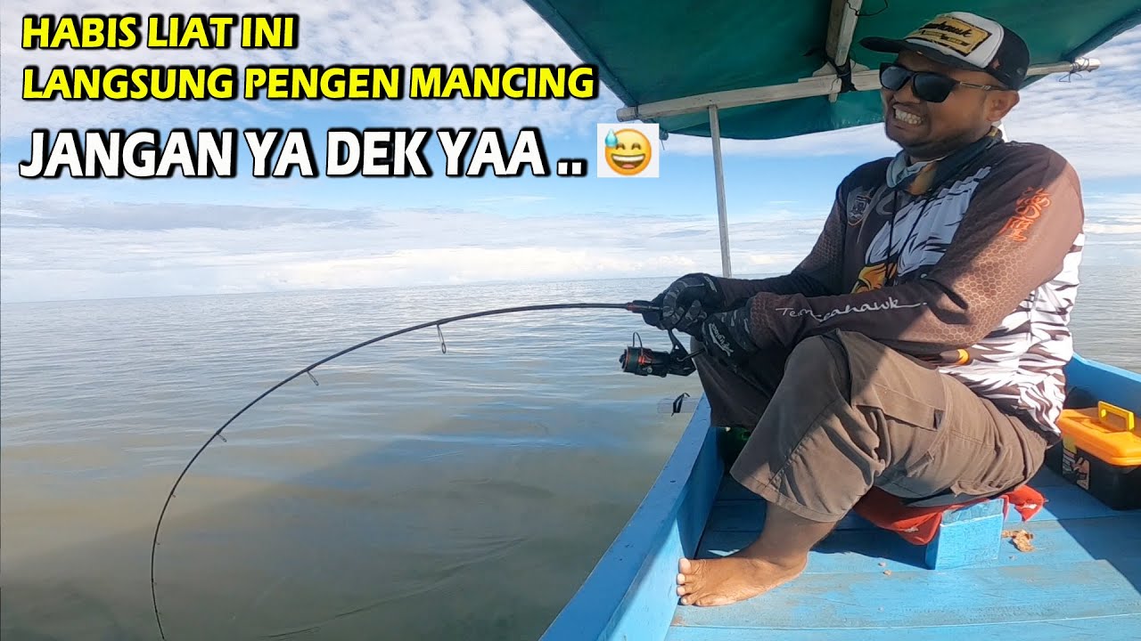 ROD LIGHT JIGGING SEAHAWK MONSTROUS VS AMBERJACK DIKEDALAMAN 150 METER ...