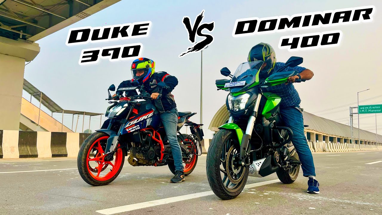 KTM Duke 390 Vs Dominar 400 Drag Race | 399cc Vs 373cc🔥Mini SuperBikes🔥 ...