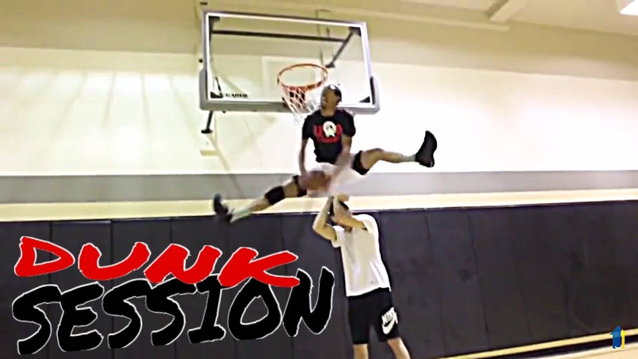 Dunk Session: Splits Dunks Over a Person & More! - YouTube