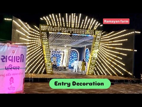 Entry Decoration Ramayan Farm - YouTube