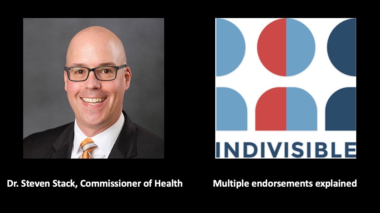 Dr. Stack on COVID, and backstory on Indivisible endorsements - YouTube