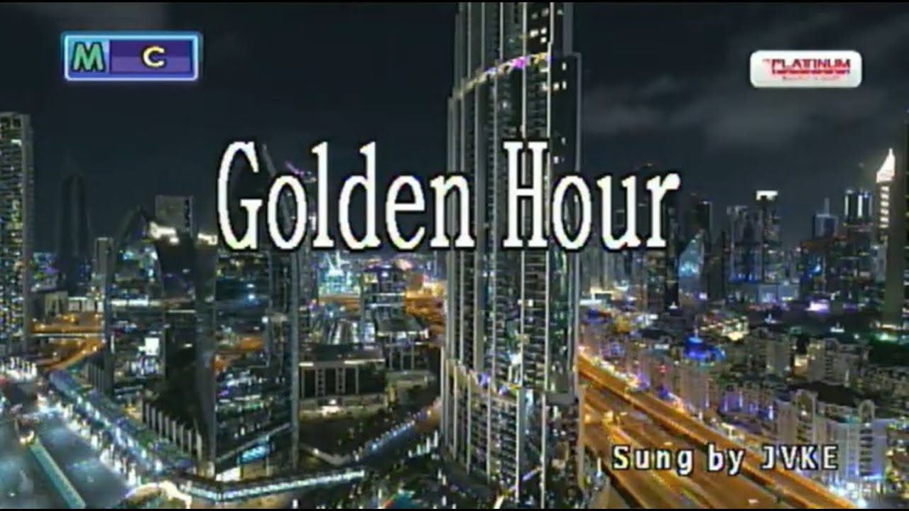 Golden Hour - JVKE (Karaoke) - YouTube