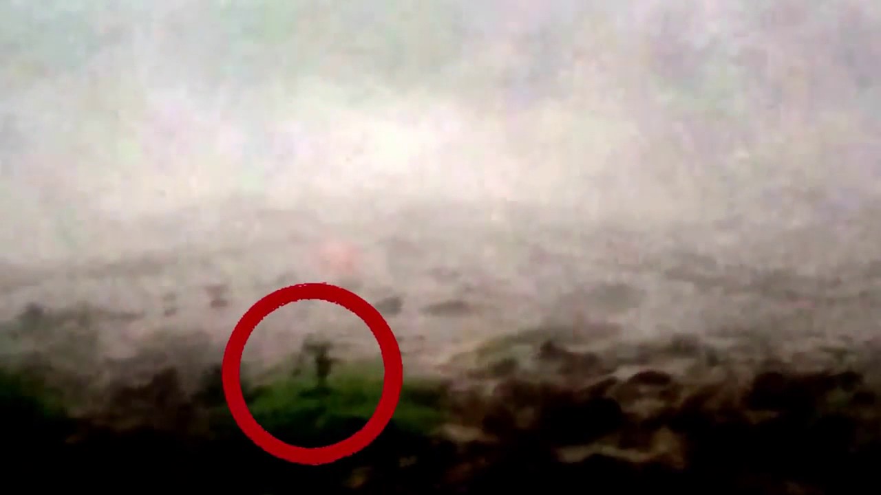 Ghost caught on camera during flood! Ghost activity caught in heavy ...