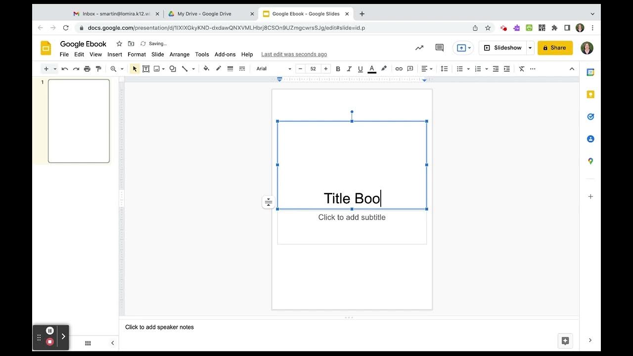 Creating eBooks with Google Slides - YouTube