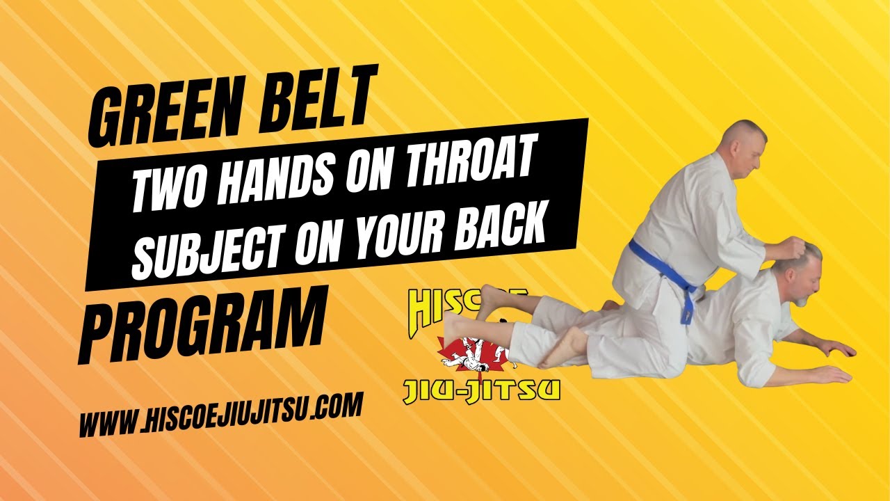 Mastering Can-Ryu Jiu-Jitsu - 2 Hands on Throat Subject on your Back ...