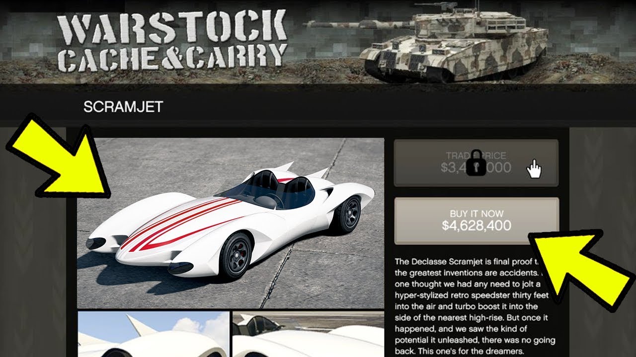 GTA 5 ONLINE NEW SCRAMJET WEAPONIZED CAR RELEASING TO GTA ONLINE & MORE ...