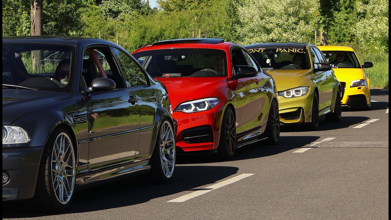 Modified Cars Arriving At Fastlife Carmeets - Soundchecks, Brutal ...