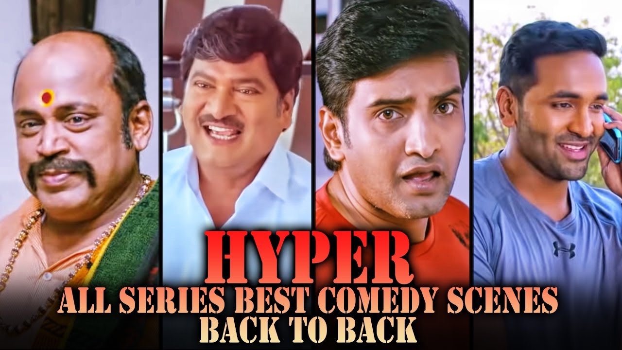 Hyper & Hyper 2 Movie Best Comedy Scenes In Hindi l Vishnu Manchu, Raj ...