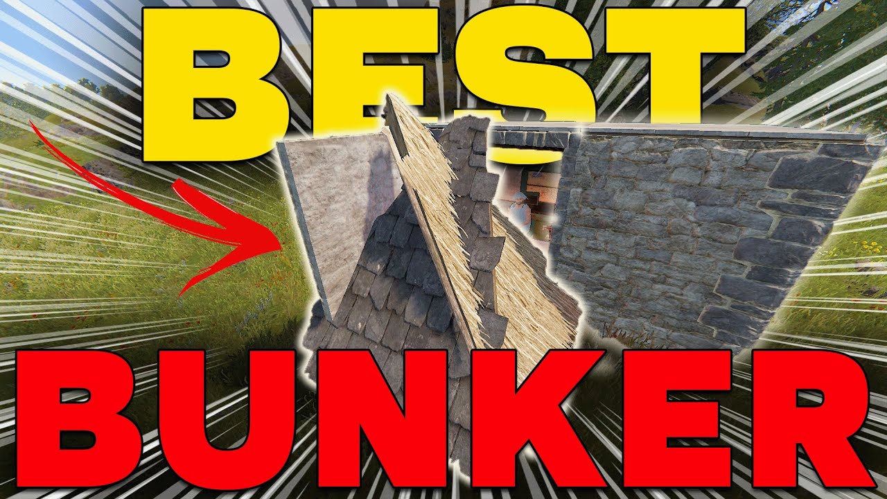 I Built The BEST Roof BUNKER Base In RUST | Solo/Duo *2025* - YouTube