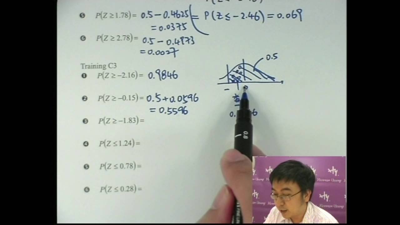 Herman Yeung - DSE M1 - Normal Distribution 正態分佈入門篇05 - YouTube