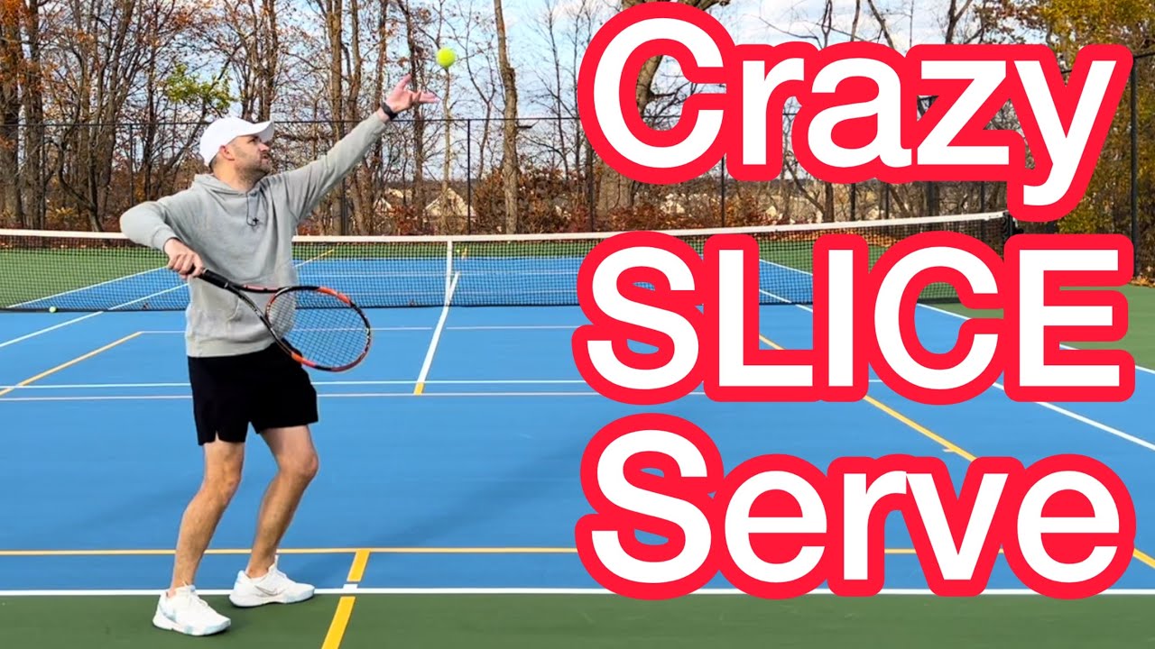 This SLICE Serve Is Almost UNRETURNABLE (Tennis Strategy Explained ...