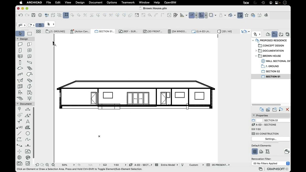 ARCHICAD 25 SECTIONS - YouTube